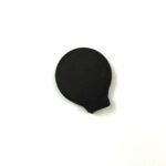 Cochlear Implant Transmitter Protection Cover – Black ( Pair ) – Feathear